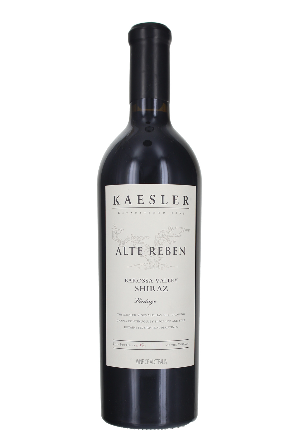 2018 Alte Reben Shiraz, Kaesler, Barossa Valley, South Australia ...